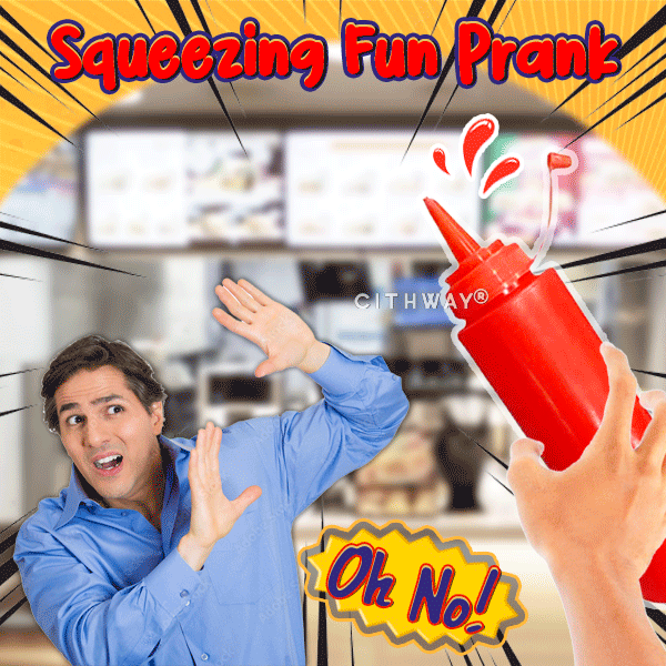 Cithway® Squeeze-Surprise Ketchup Prank Bottle – Koofashion